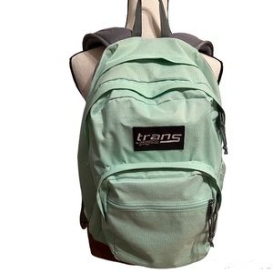 Jansport | Bags | Jansport Super Cool Unisex Mint Green Gray And Brown ...